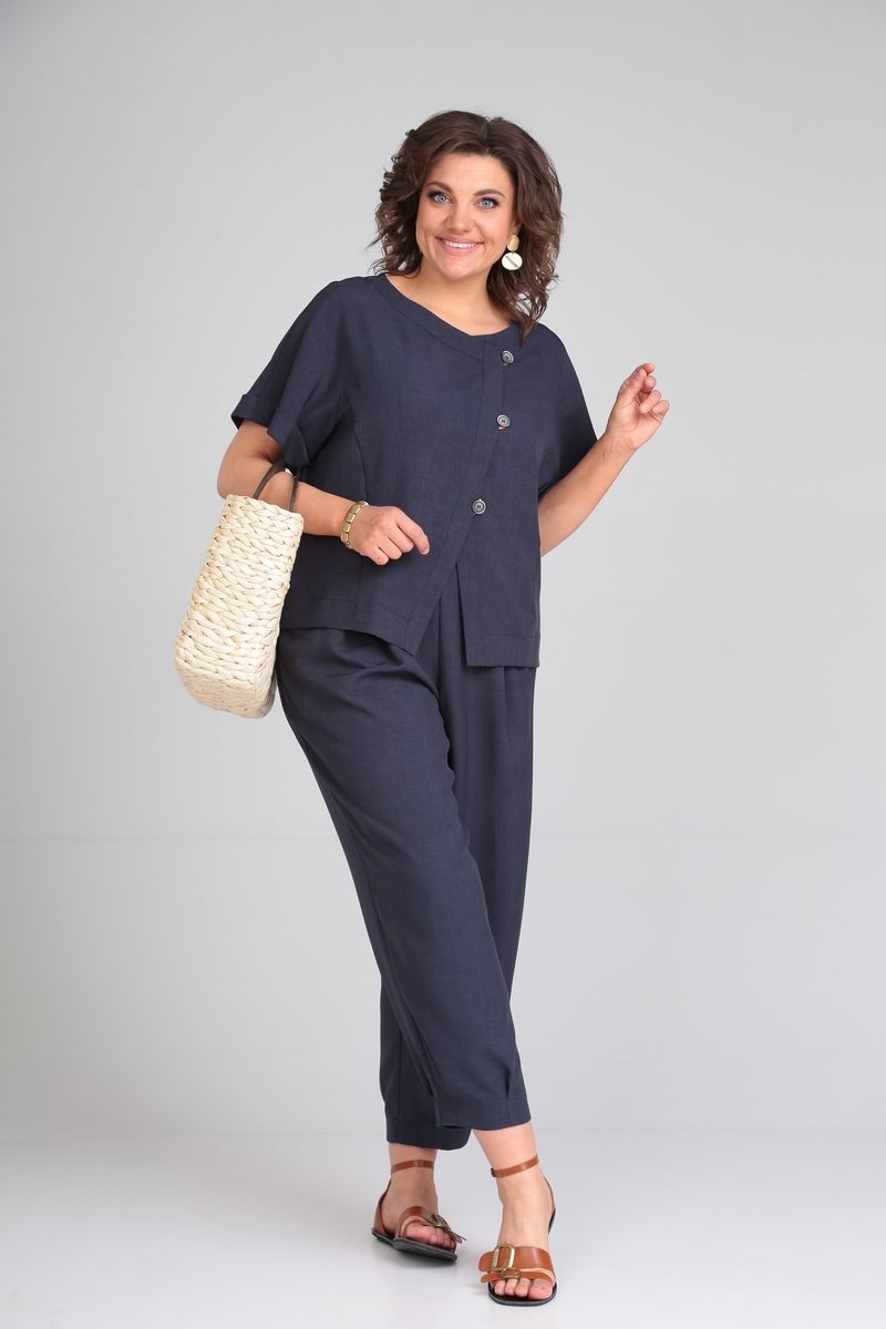 Michel chic 1337 темно-синий | Женский костюм Michel chic купить за 4737₽