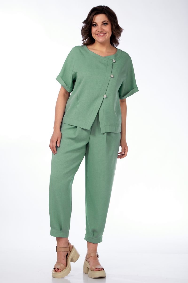 Michel chic 1337 зеленый | Женский костюм Michel chic купить за 4494₽