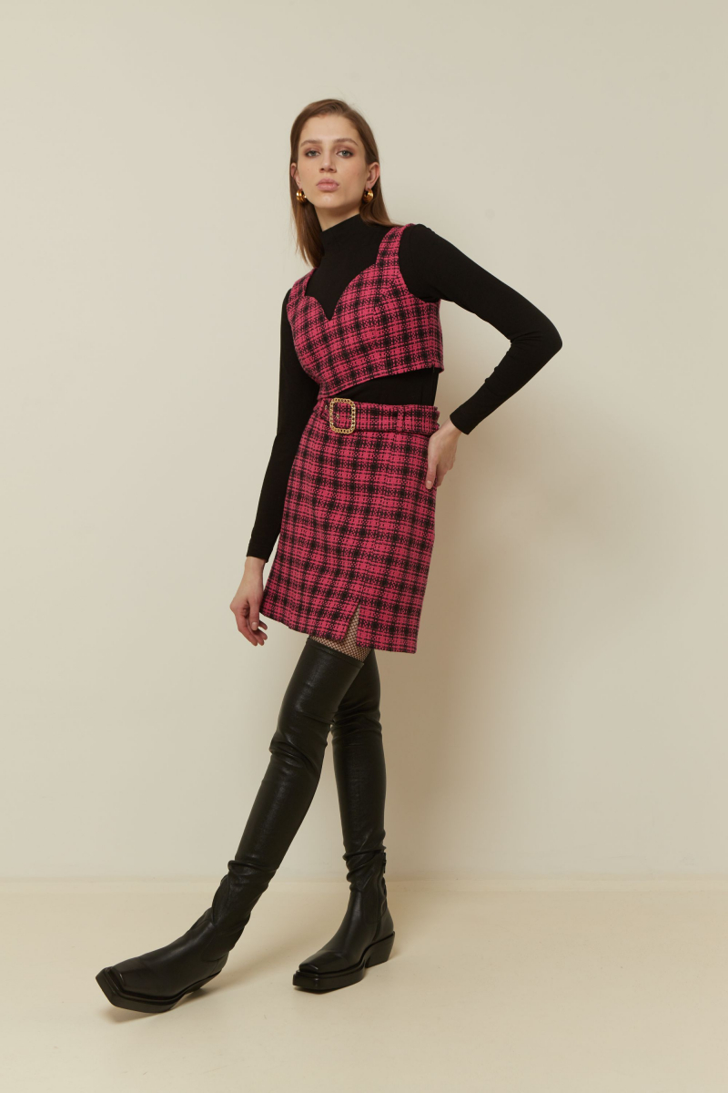 Elema 4К-12849-1-170 фуксия | Юбка Elema купить за 5915₽