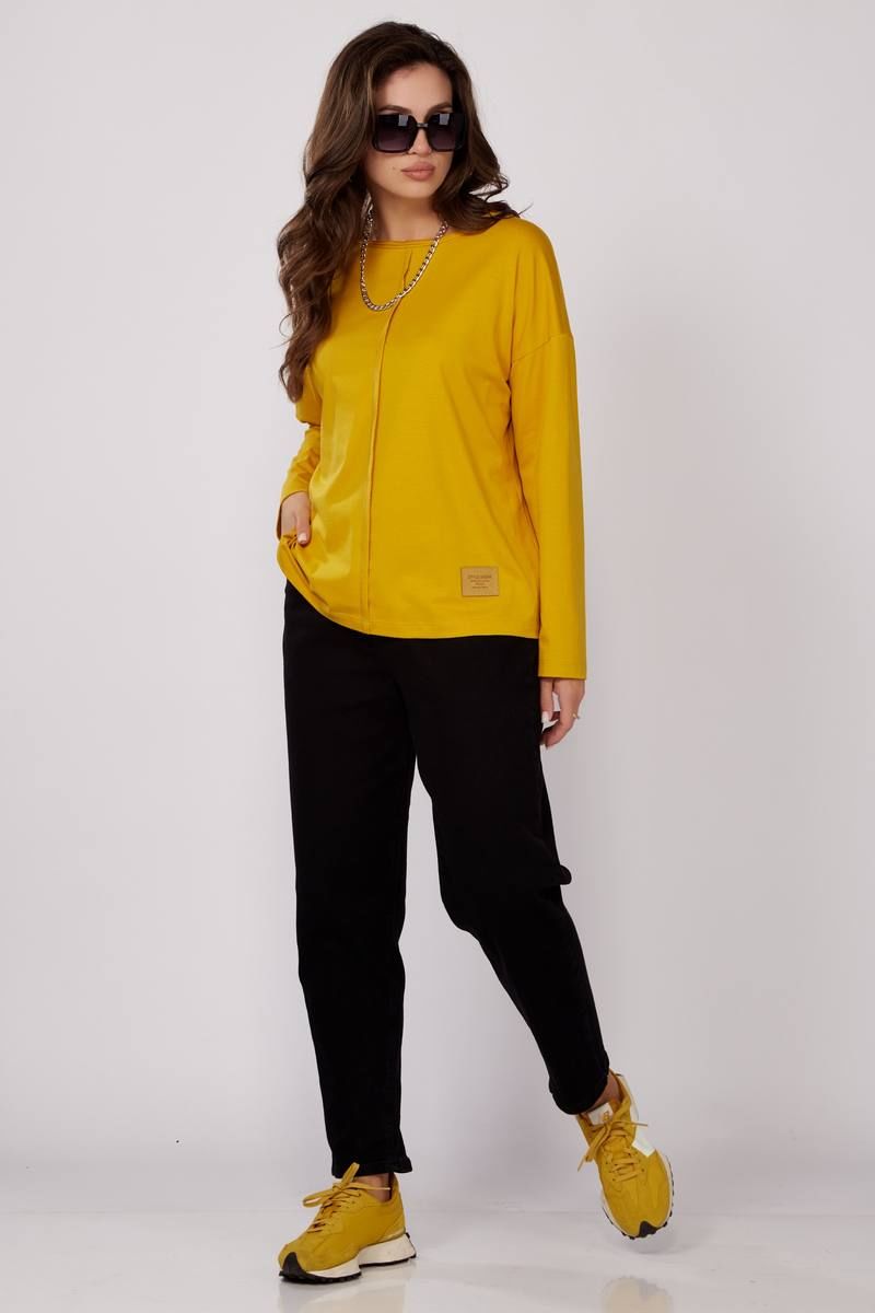 Bliss 8069 горчица | Джемпер Bliss купить за 4642₽