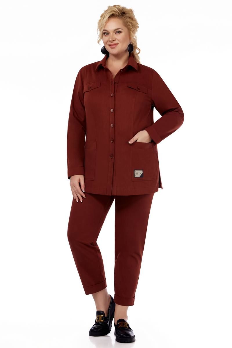LaKona 11539 терракот | Женский костюм LaKona купить за 9561₽