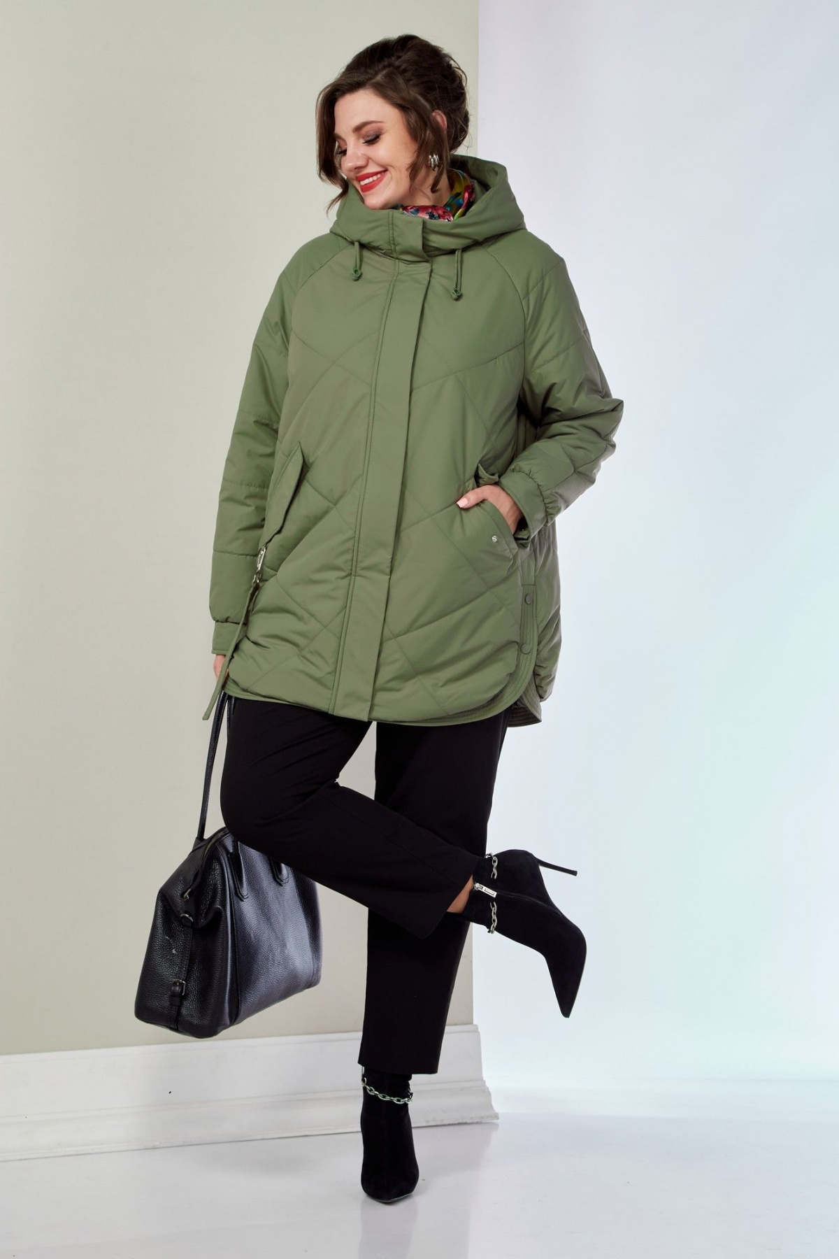 Shetti 2138 олива | Куртка Shetti купить за 313.61BYN