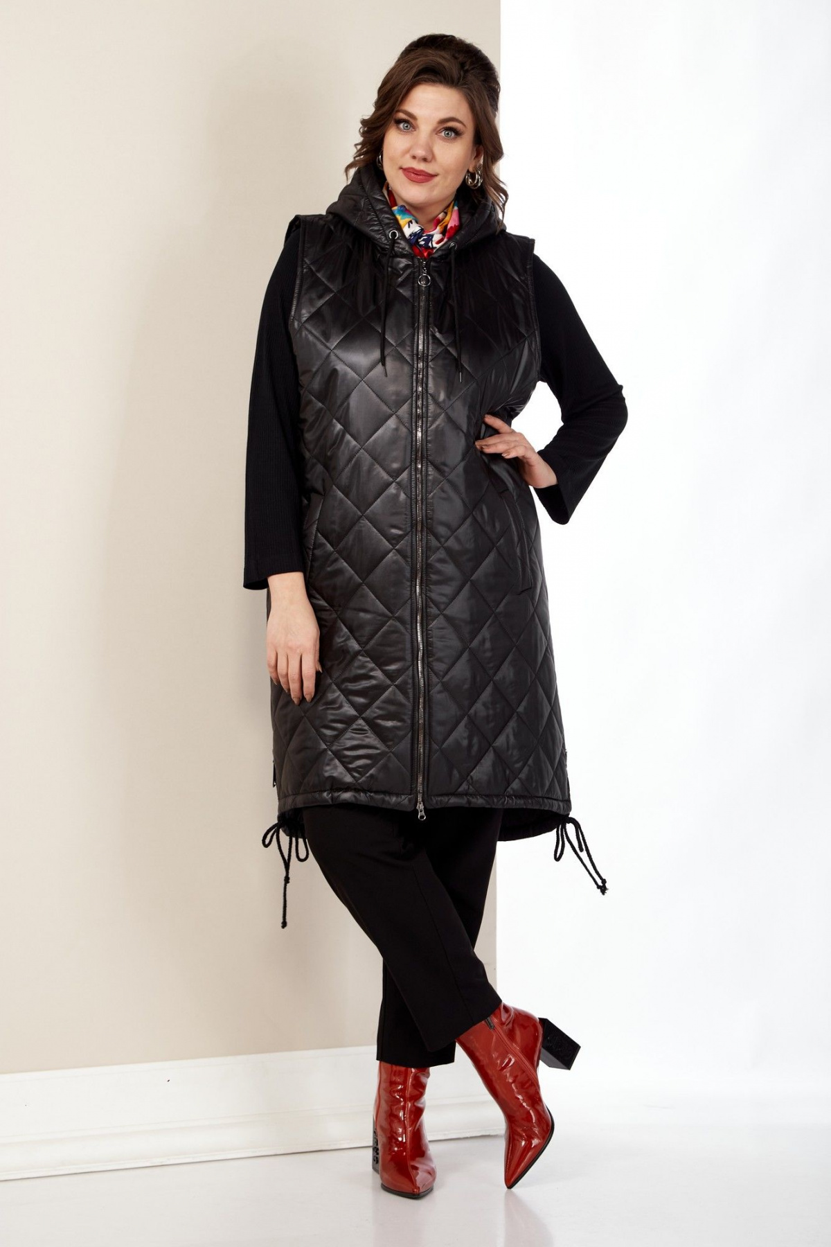 Shetti 2141 черный | Жилет Shetti купить за 6865₽