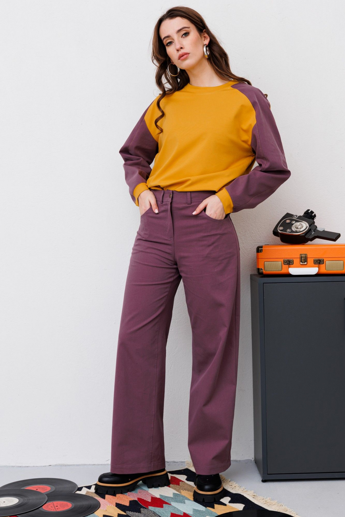 NikVa 467-1 черника | Брюки NikVa купить за 5762₽