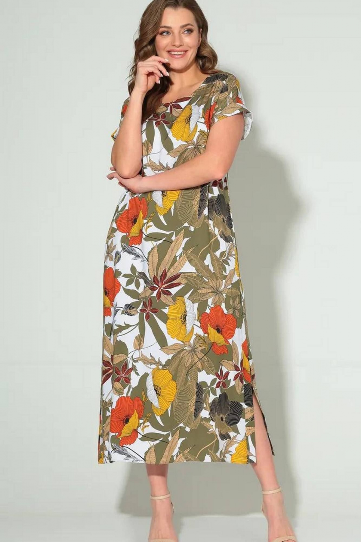 TVIN 7733 маки | Платье TVIN купить за 5407₽