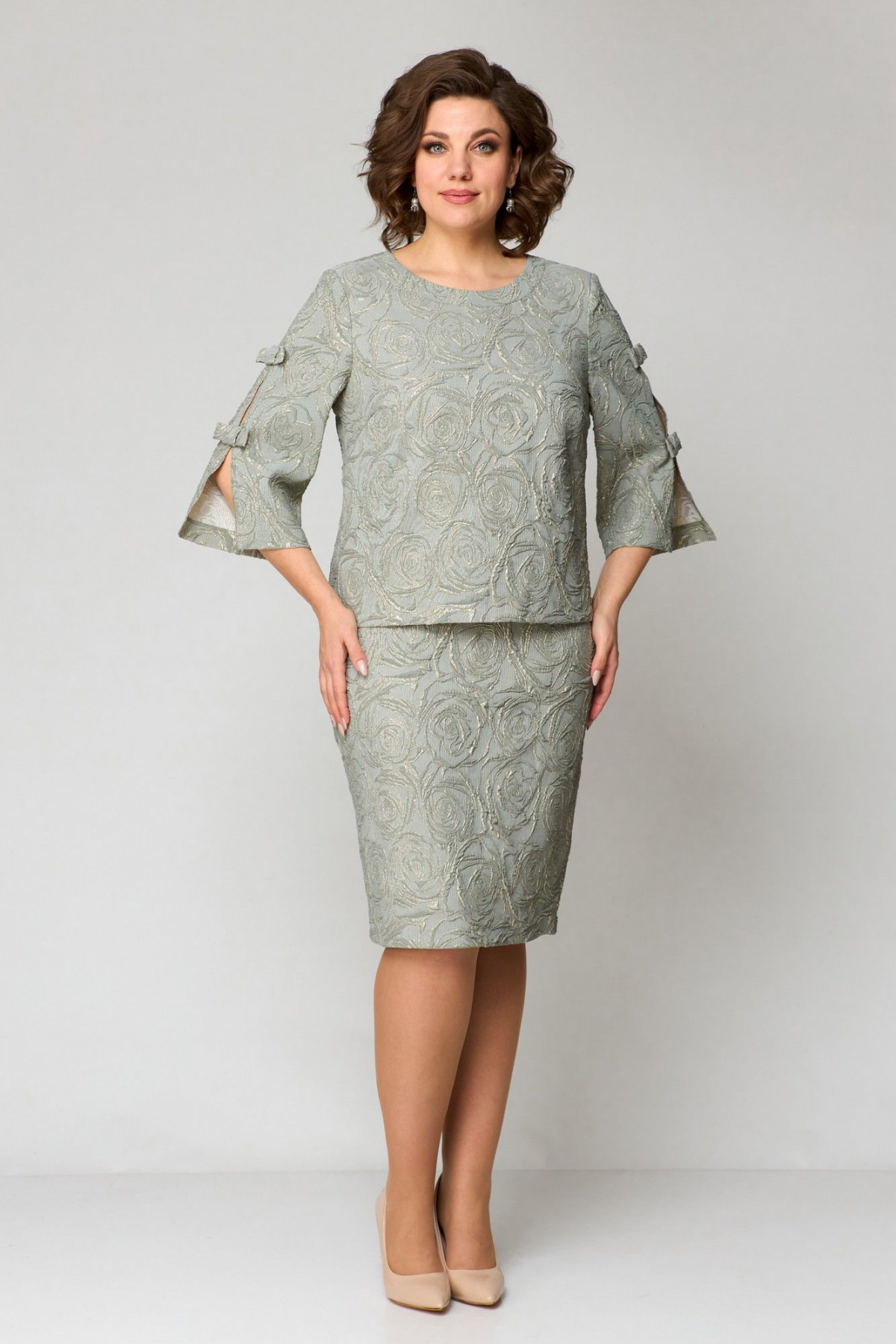 Pocherk 1-029 хаки | Платье Pocherk купить за 45156₸