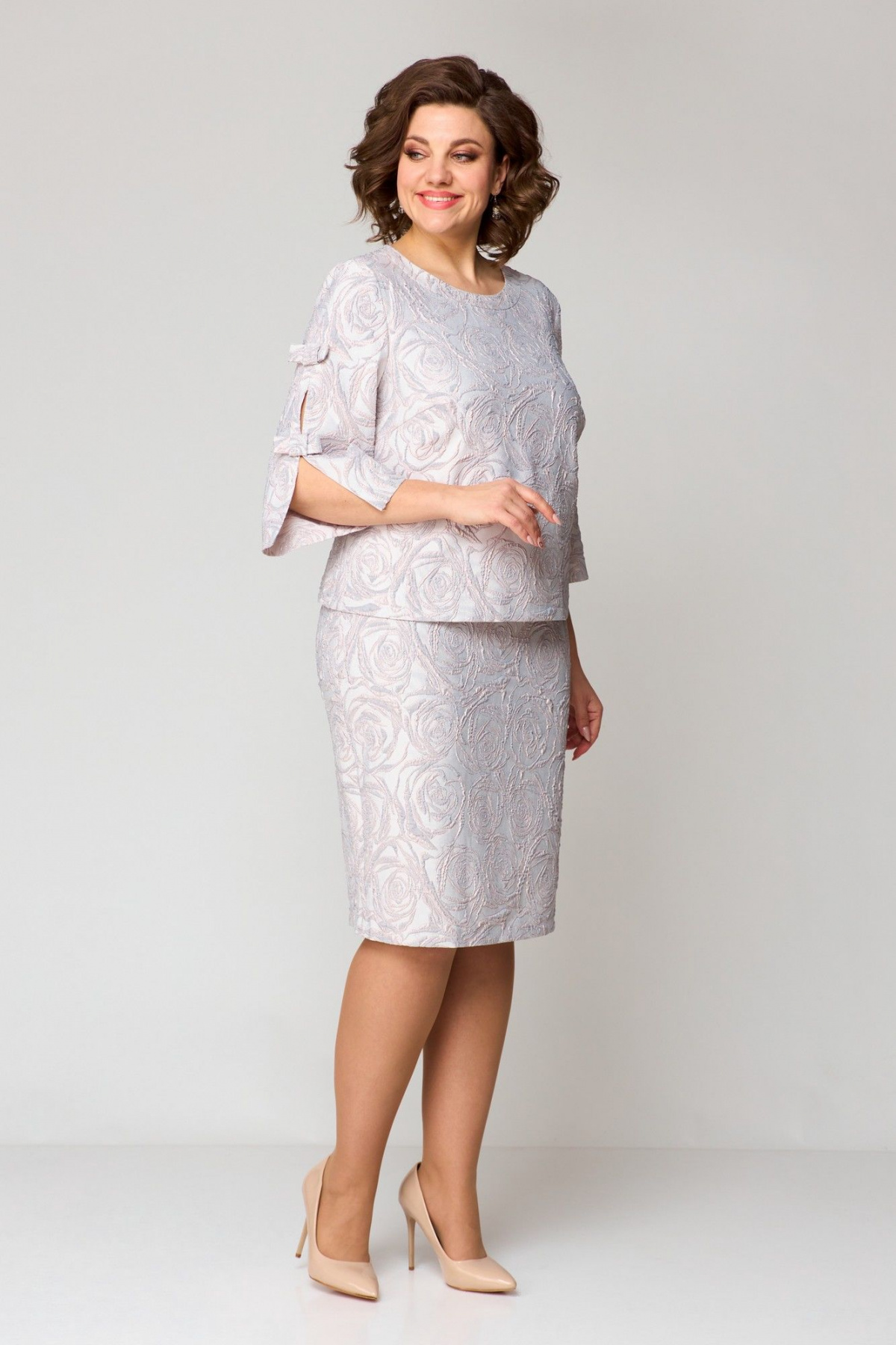 Pocherk 1-029 серебро | Платье Pocherk купить за 37000₸