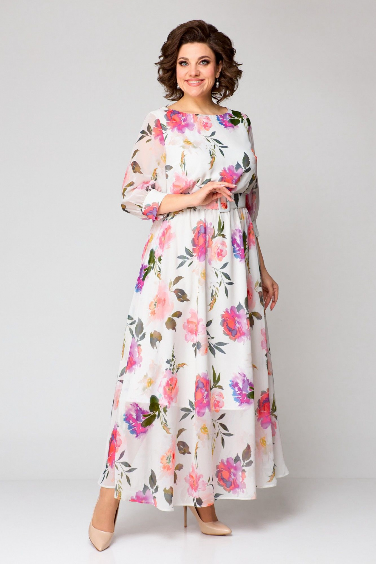 Pocherk 1-026 оранжевый | Платье Pocherk купить за 7050₽