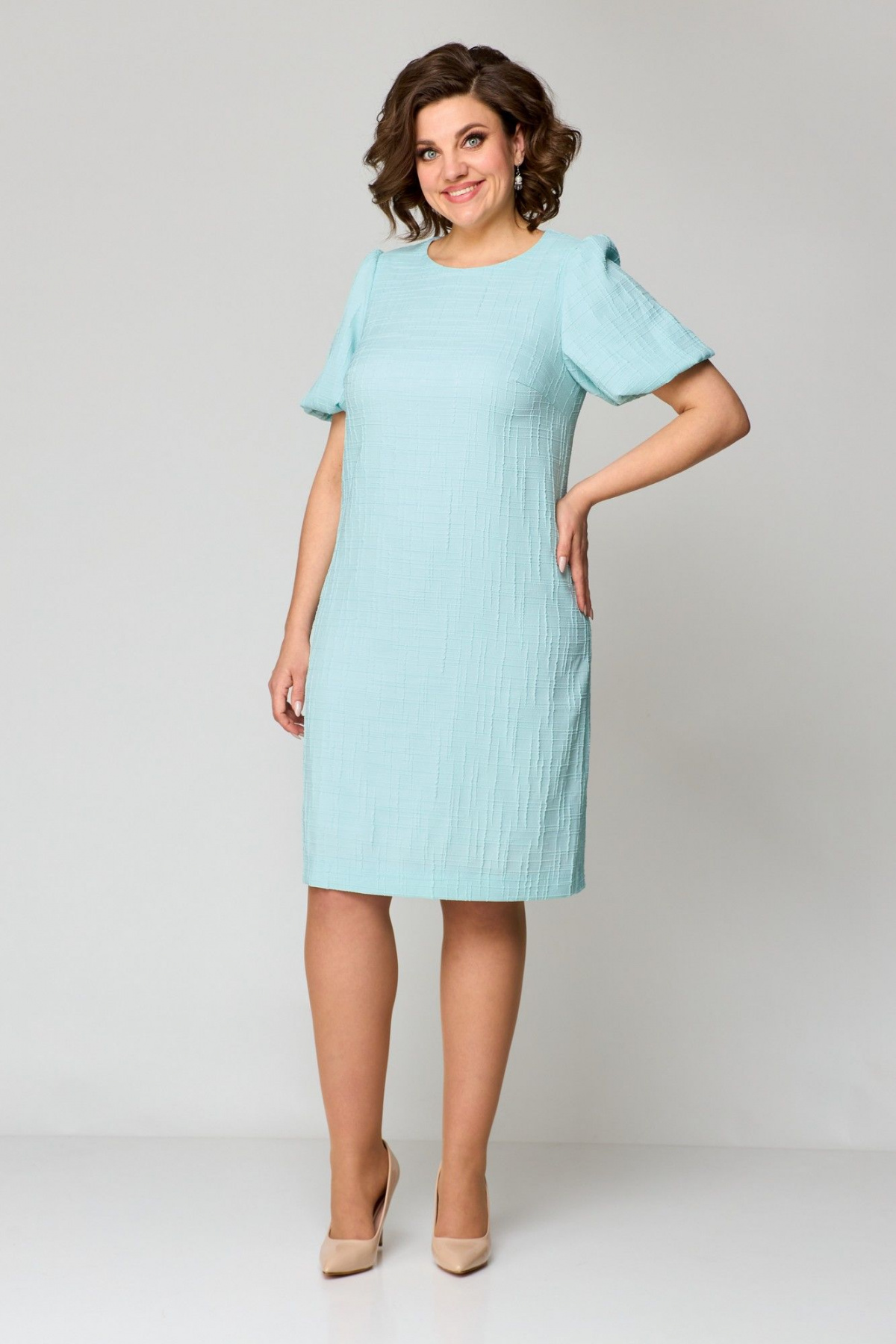 Pocherk 1-035 мятный | Платье Pocherk купить за 7651₽