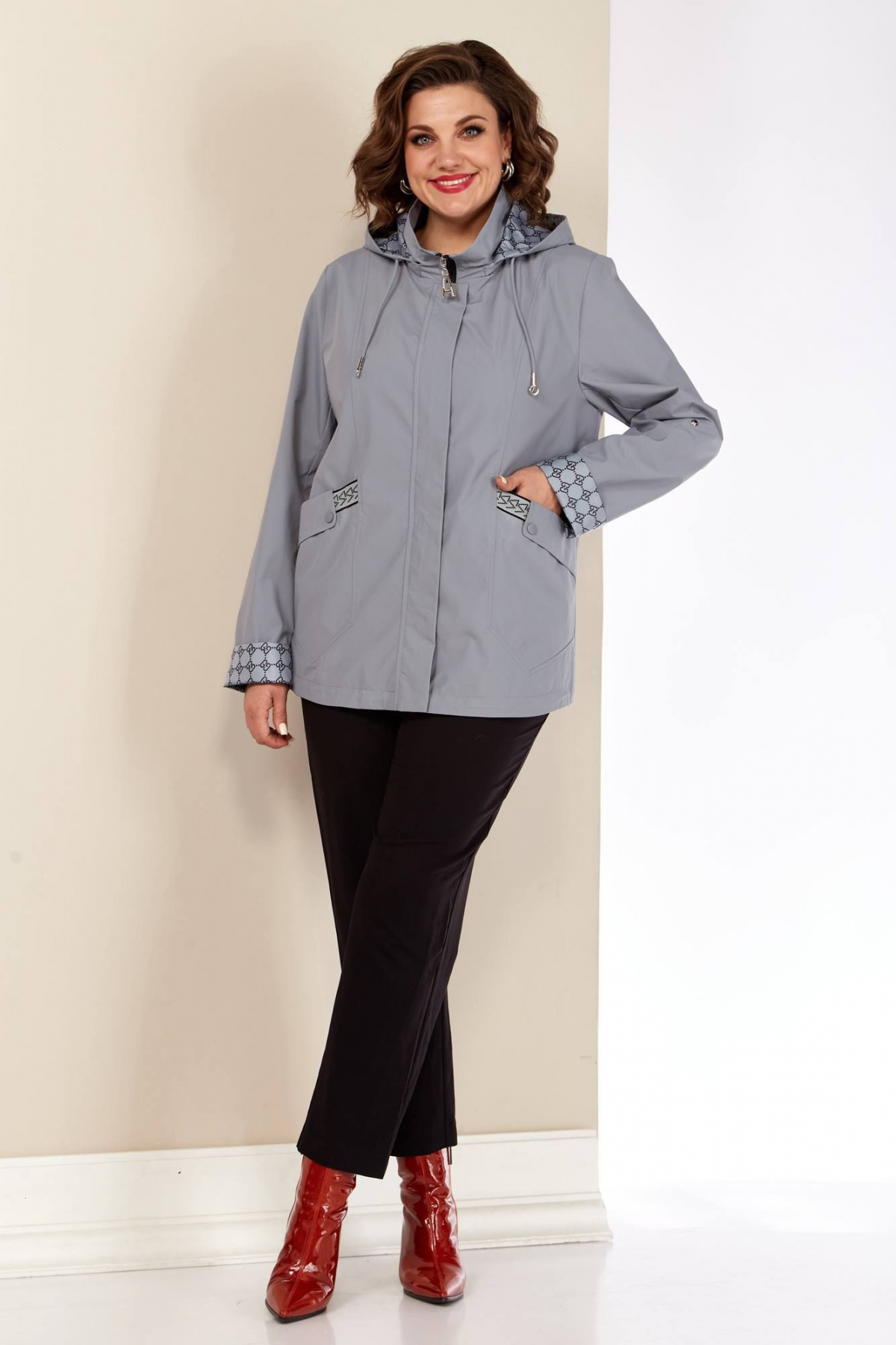 Shetti 2147 светлый-графит | Куртка Shetti купить за 304.63BYN