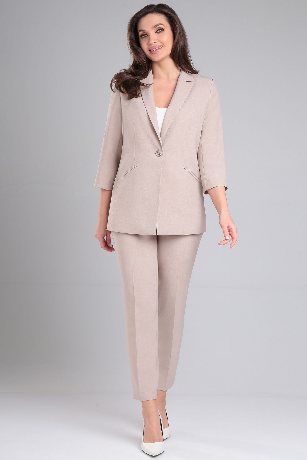 LeNata 20404 бежевый | Женский костюм LeNata купить за 170.16BYN