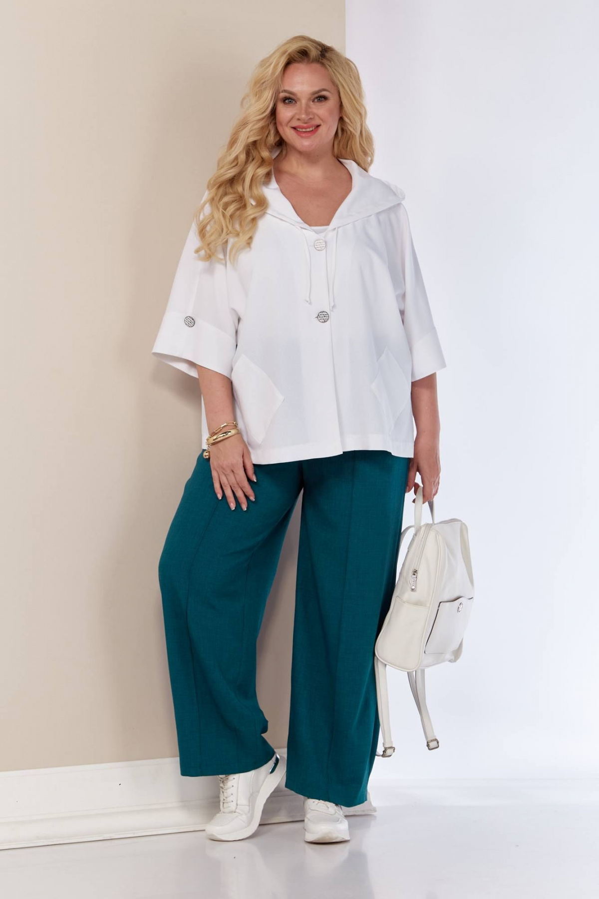 Shetti 4057 изумруд | Женский костюм Shetti купить за 43402₸