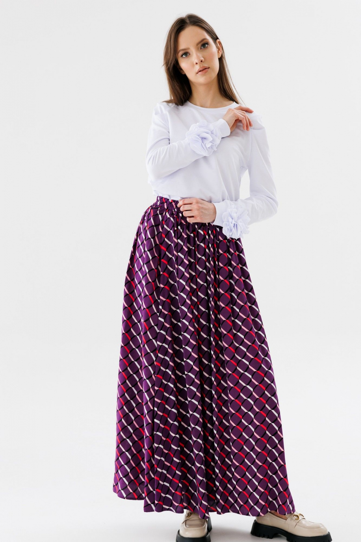 NikVa 557-2 молоко_ромбы_черника | Комплект NikVa купить за 13133₽