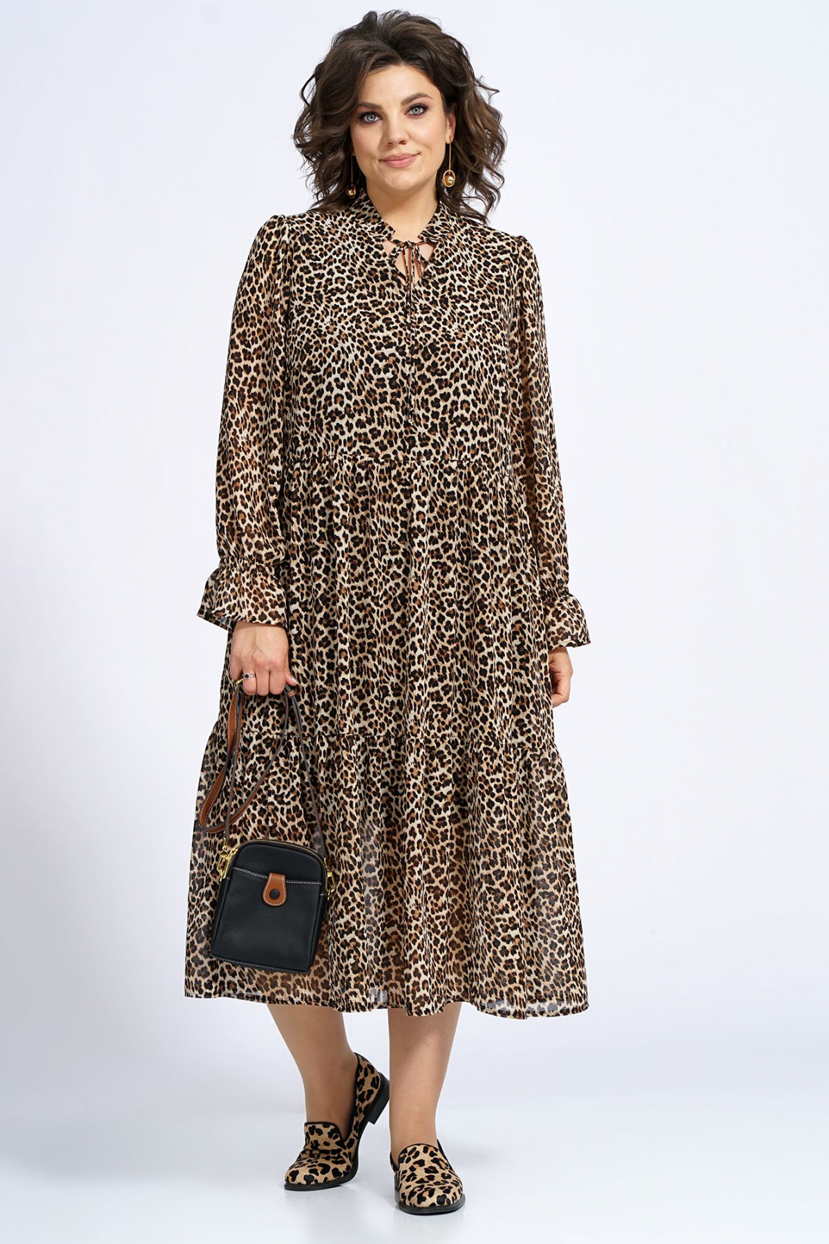 Alani Collection 2155 крупный_леопард | Платье Alani Collection купить ...