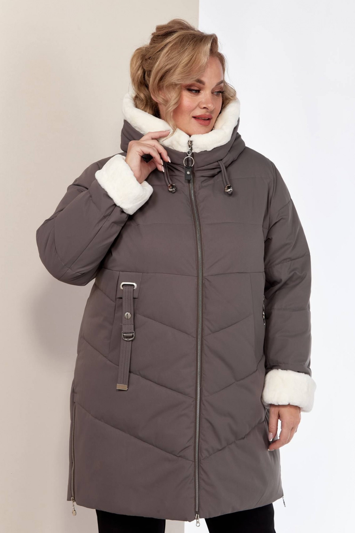 Shetti 2162 капучино | Куртка Shetti купить за 454.19BYN