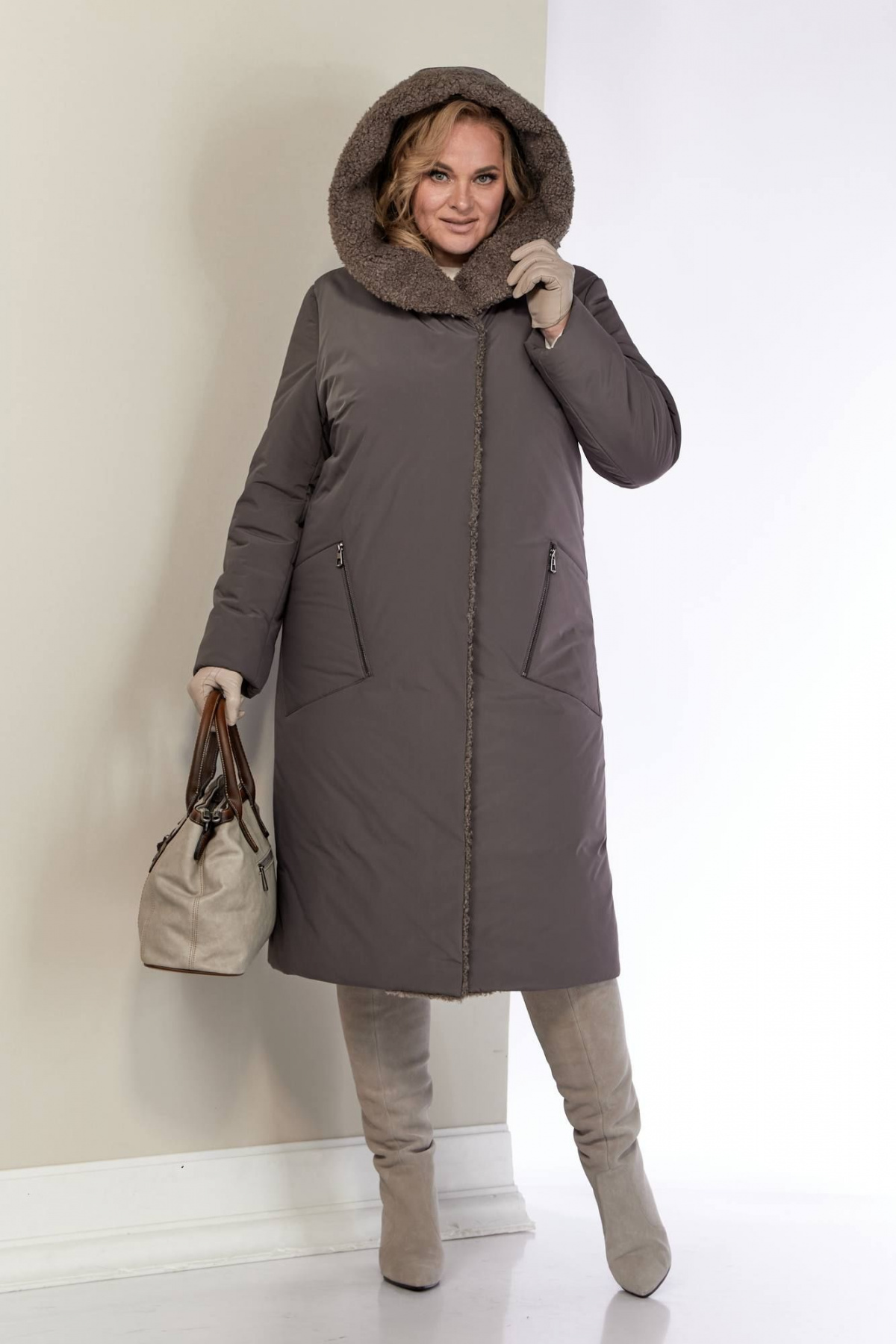 Shetti 2167 капучино | Пальто Shetti купить за 545.16BYN