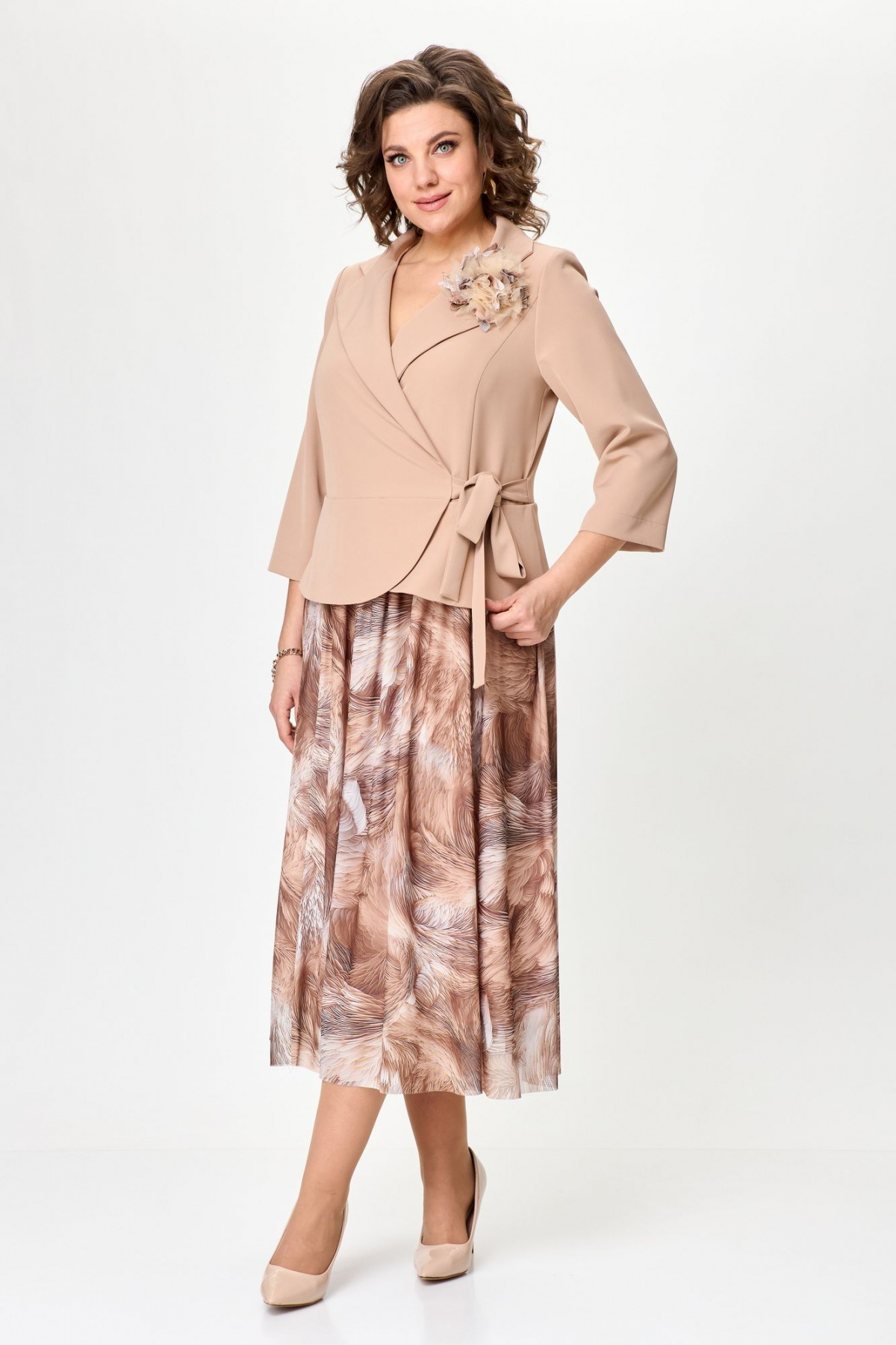 Bonna Image 922/4 бежевый | Платье Bonna Image купить за 8271₽