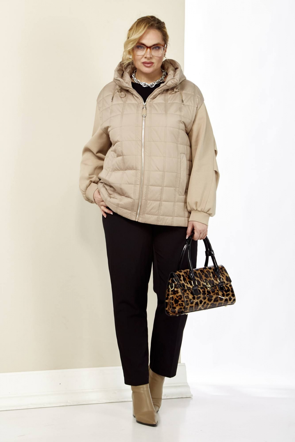 Shetti 2184 бежевый | Куртка Shetti купить за 388.09BYN