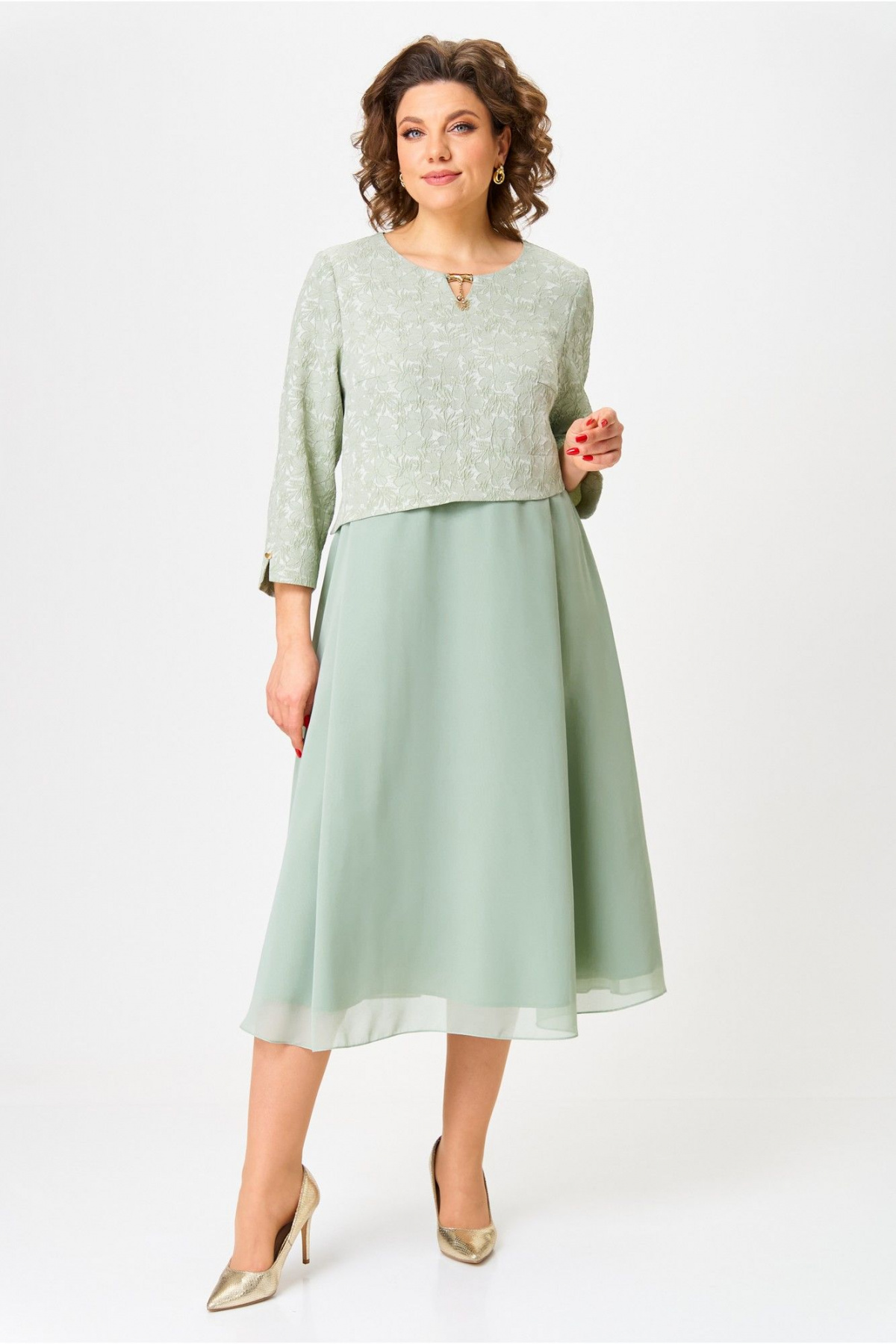 Bonna Image 954/2 зеленый | Платье Bonna Image купить за 8622₽