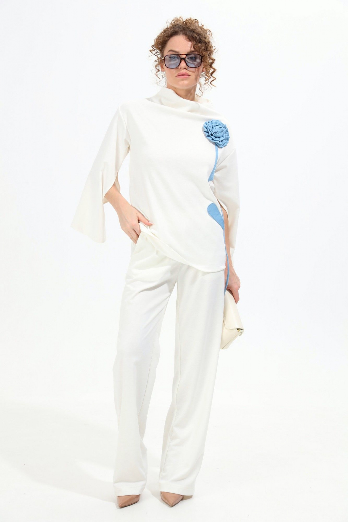 NikVa 922-4 молоко+голубой | Комплект NikVa купить за 13588₽