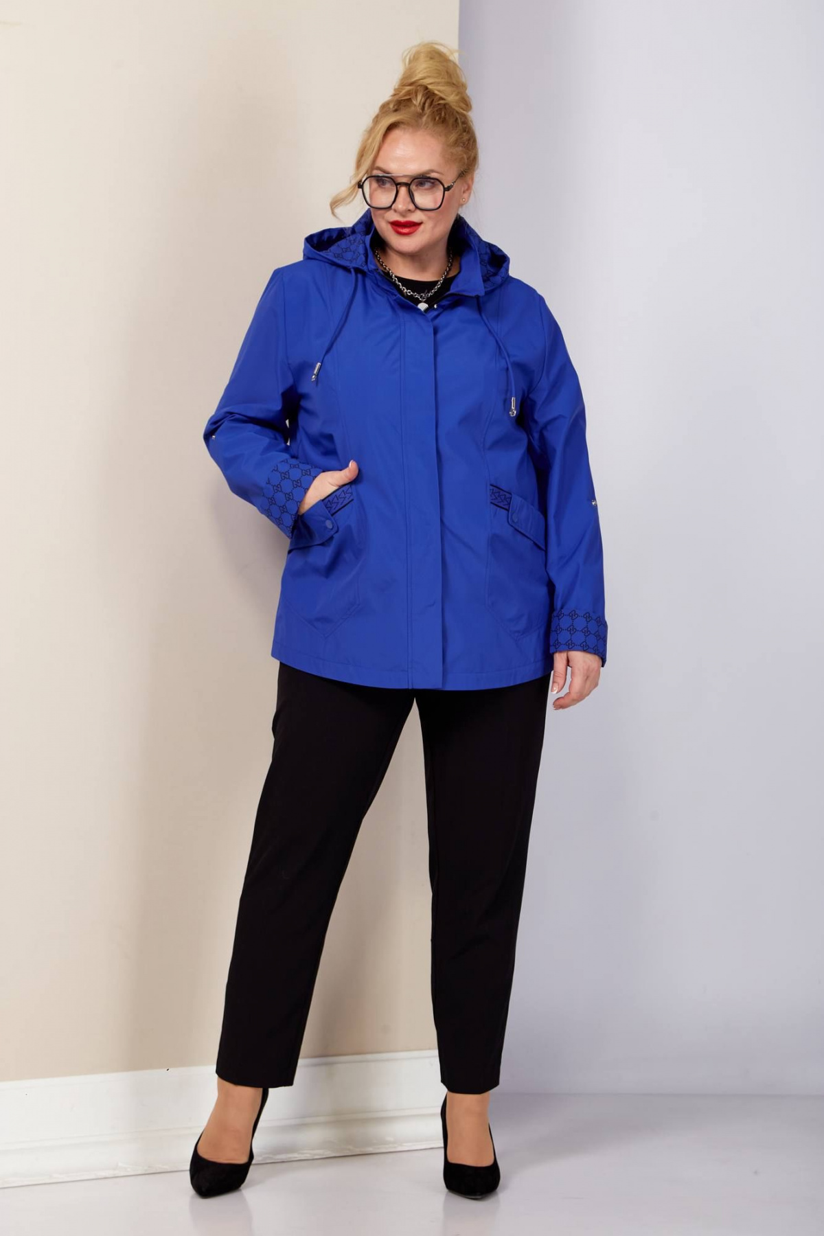 Shetti 2147 василек | Куртка Shetti купить за 8597₽