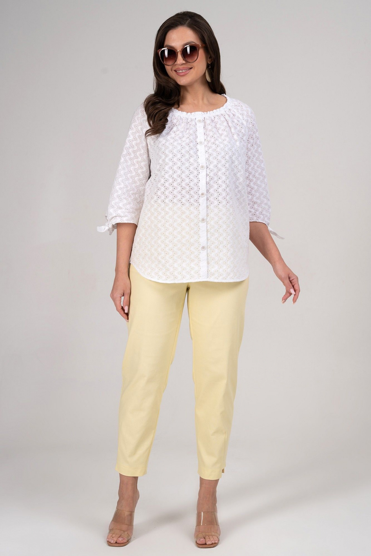 Alani Collection 2348 белый+желтый | Комплект Alani Collection купить ...