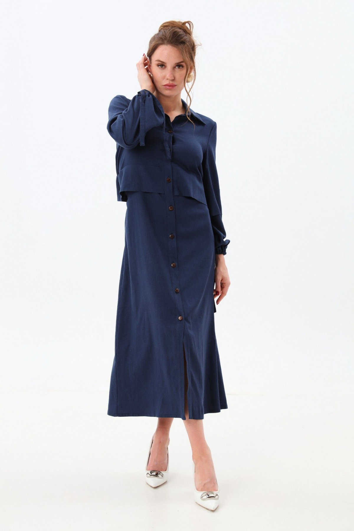 NikVa 944-4 индиго | Платье NikVa купить за 9288₽