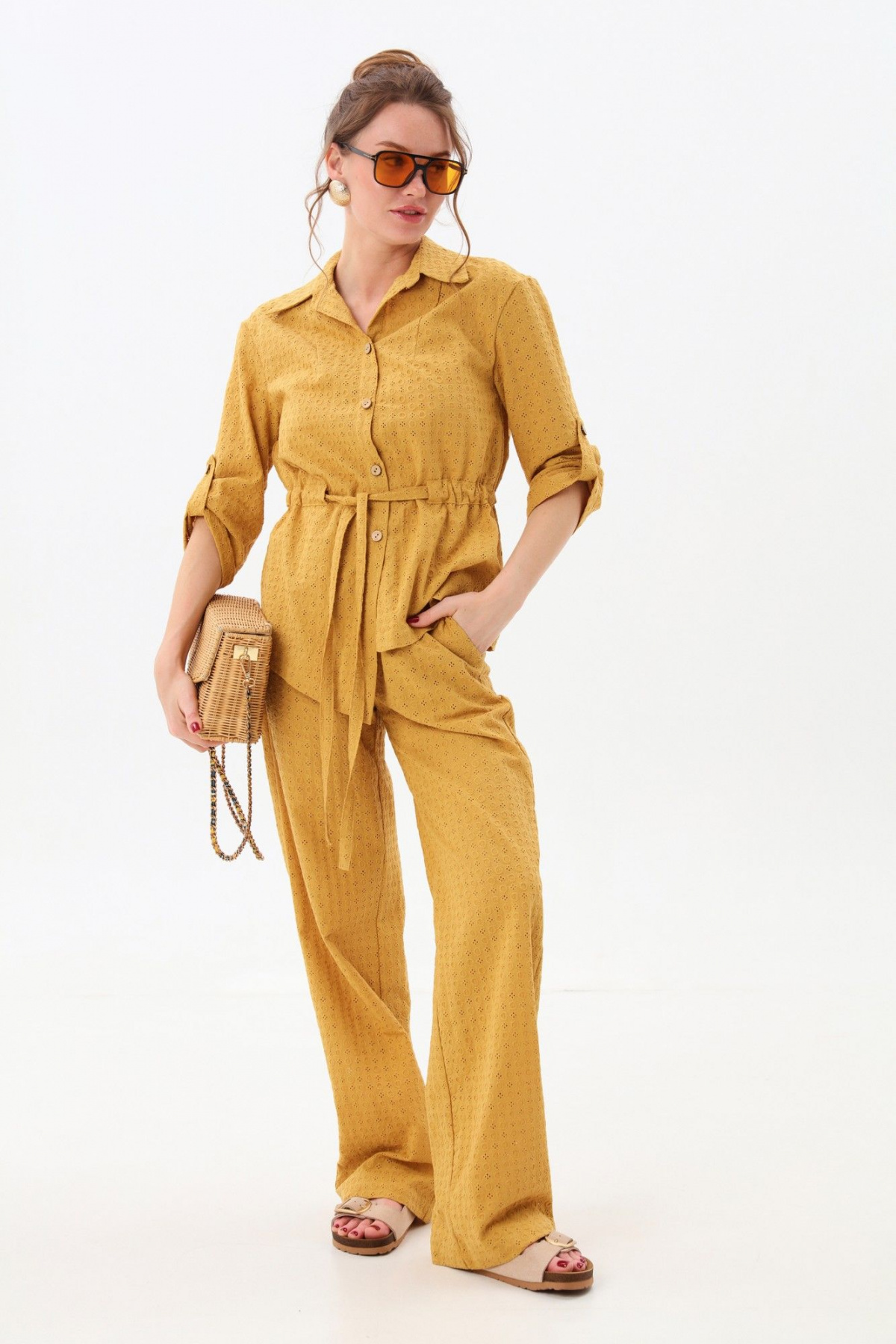 NikVa 938-3 горчица | Женский костюм NikVa купить за 522.5BYN