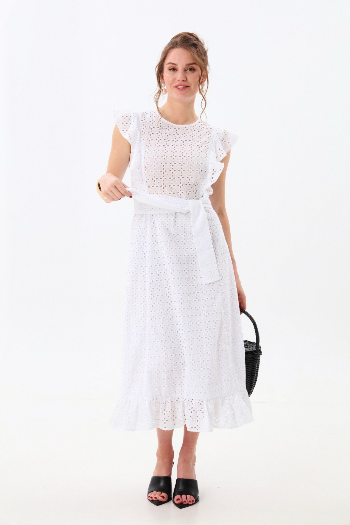 NikVa 983-3 молоко | Платье NikVa купить за 10769₽