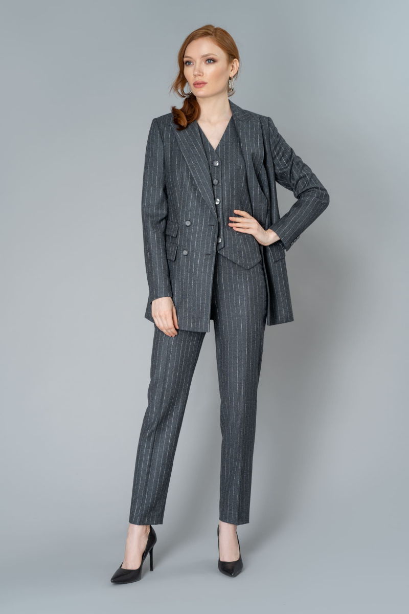 Elema 3К-10581-1-170 полоска | Брюки Elema купить за 4999₽