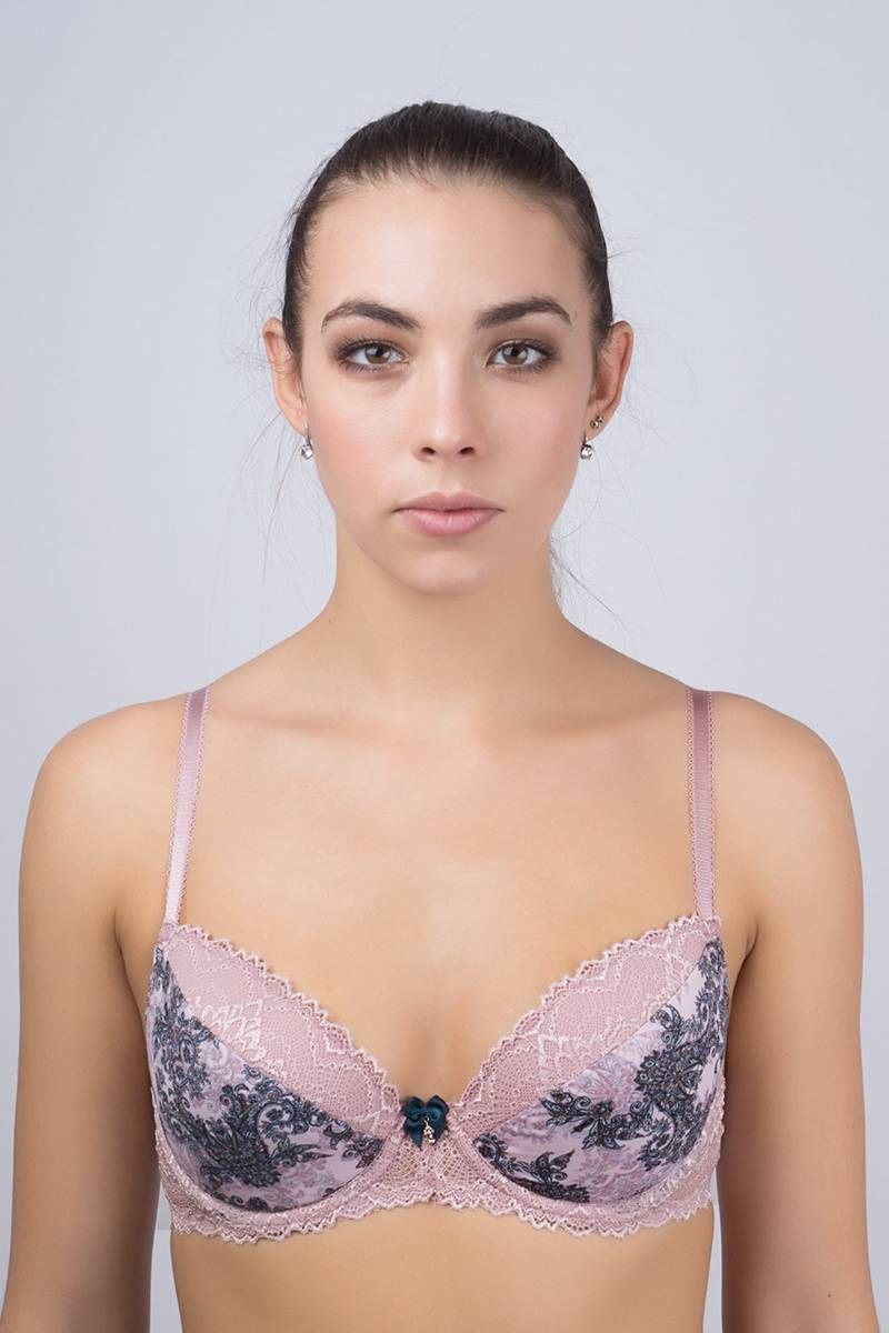 Бюстгальтер кружево на каждый день розовый Verally 2025-4 бриджит купить за 35.1BYN
